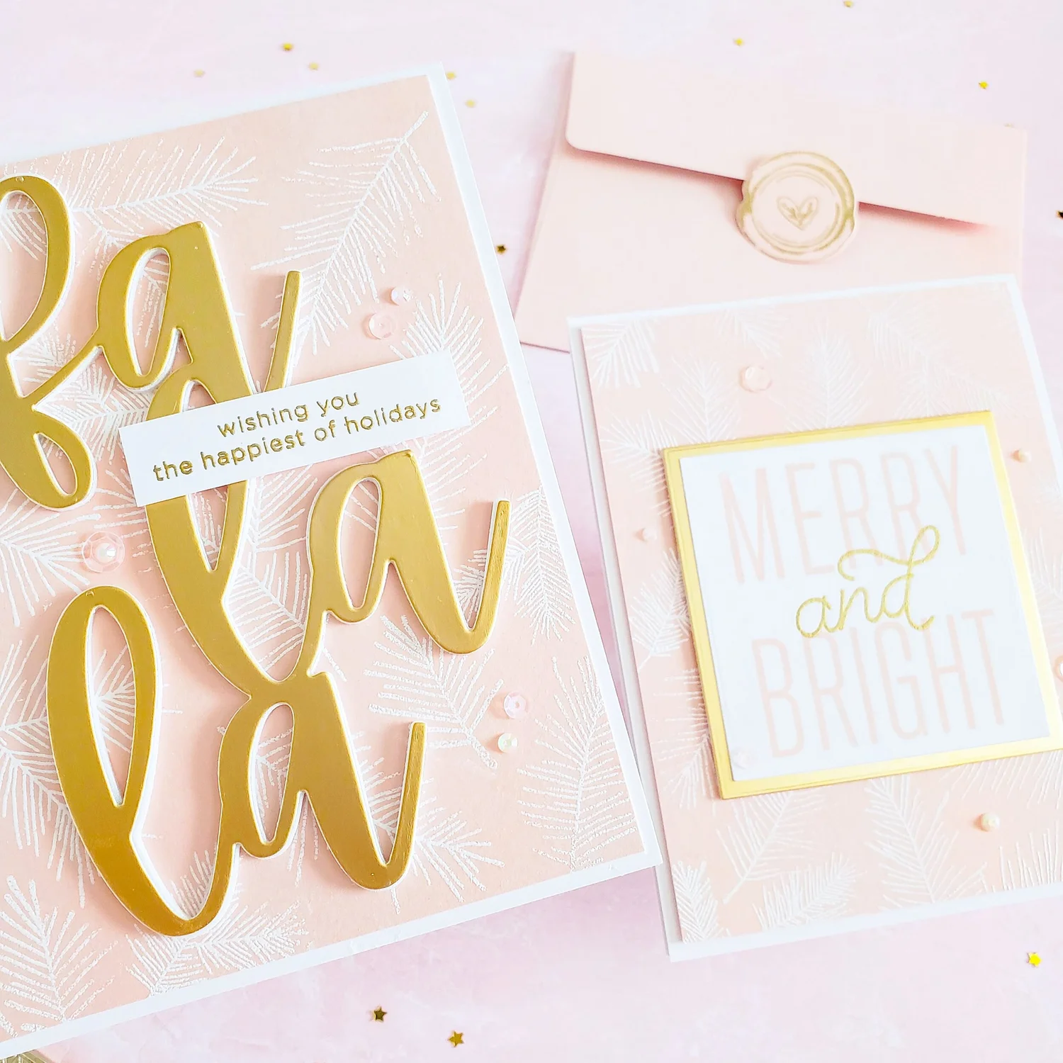 Merry and Bright Christmas Greeting Cards — CARDSANDCRAFTSBYYAZ