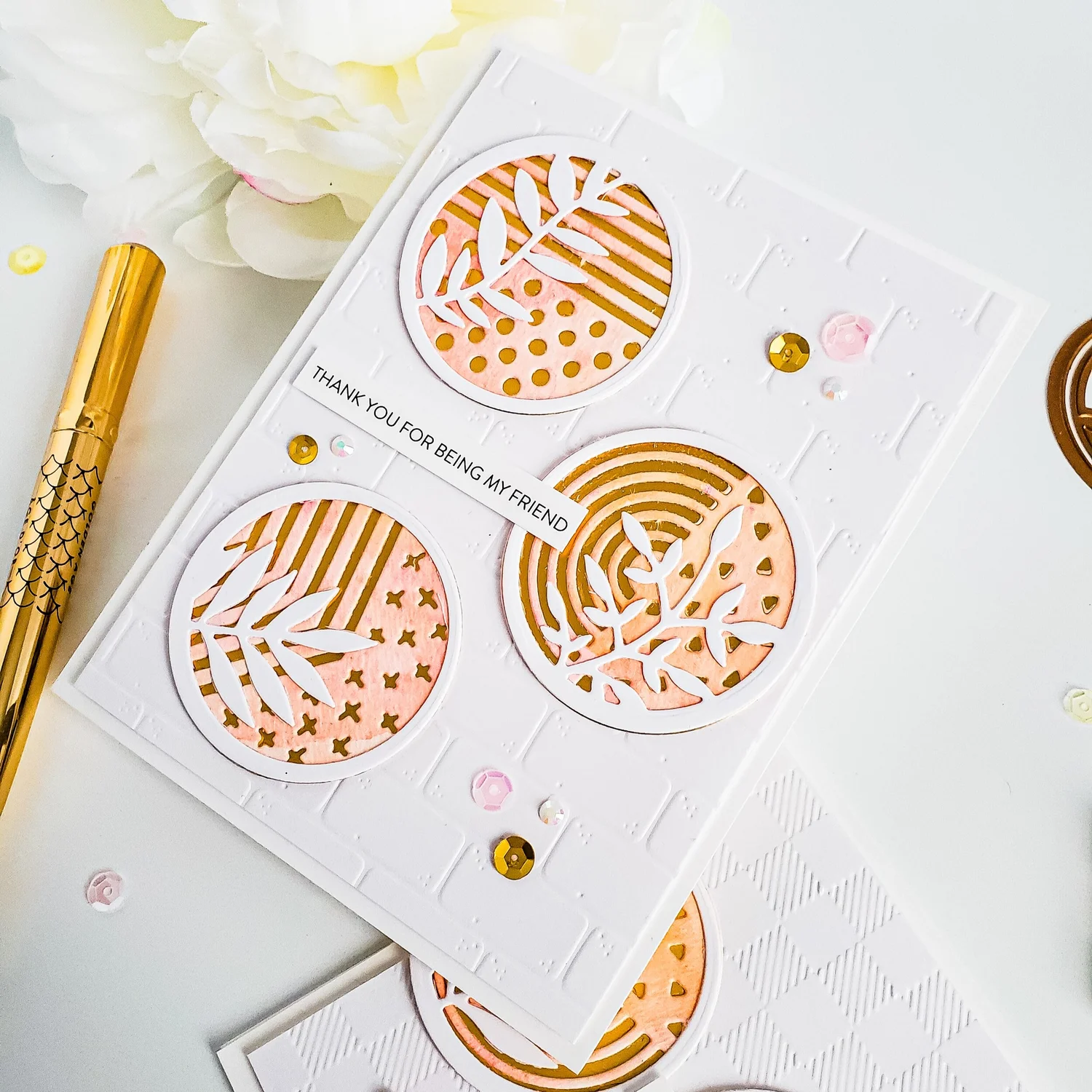 Spellbinders Art Studio Botanicals FEB20-DOM Cards — CARDSANDCRAFTSBYYAZ