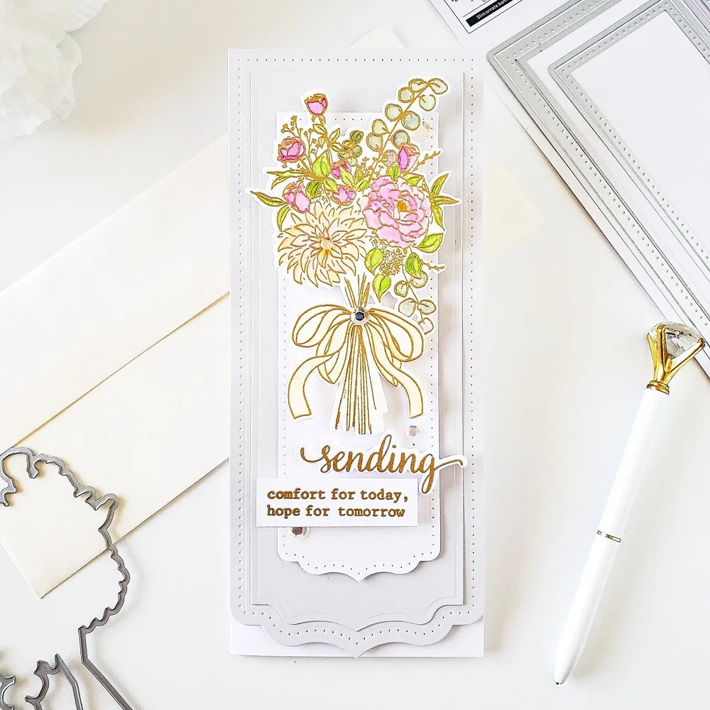 PFS Slim Ornate Banner┃Inspiration Card — CARDSANDCRAFTSBYYAZ