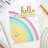 Hello Rainbows┃Inspiration Cards — CARDSANDCRAFTSBYYAZ