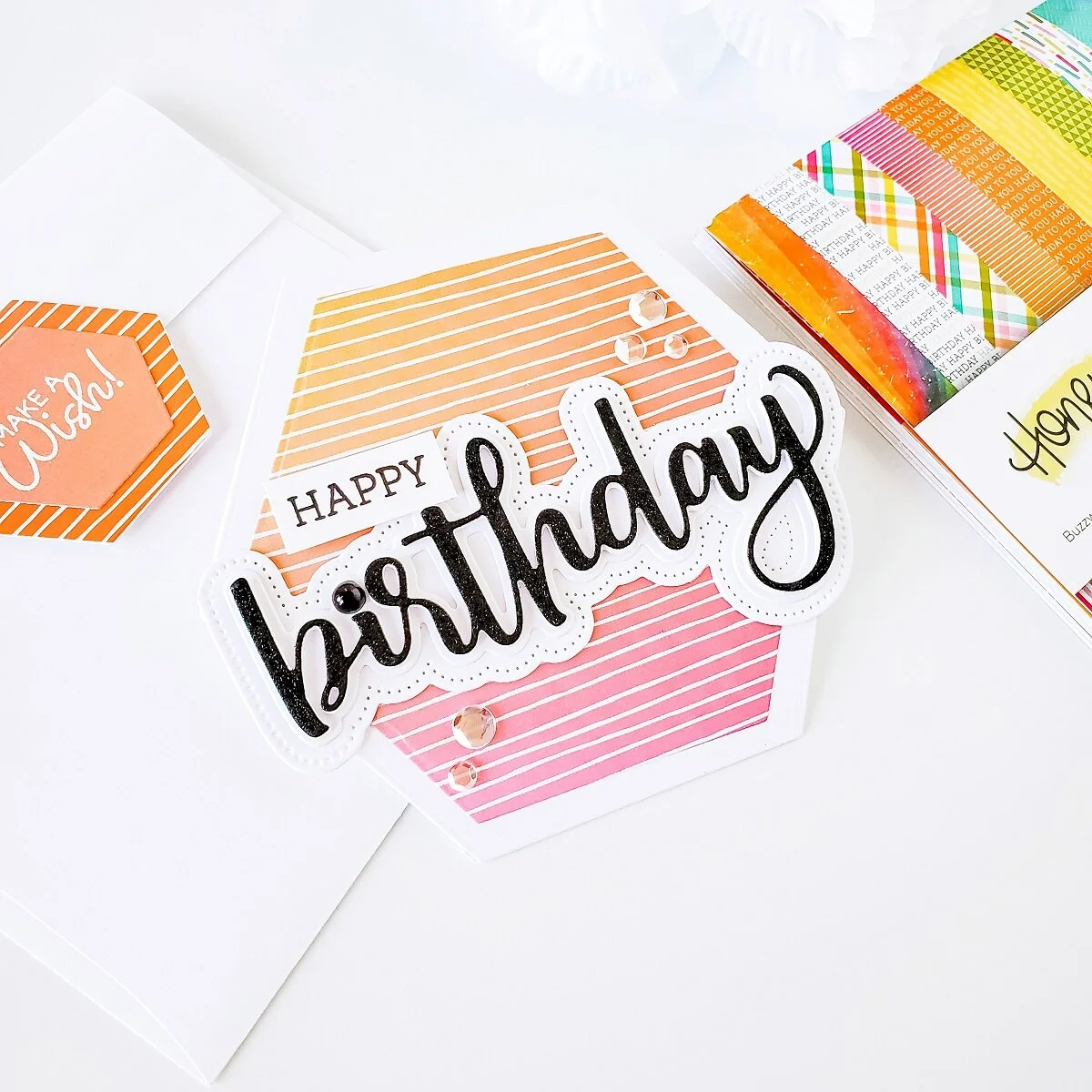 HBS Hexagon Birthday┃Inspiration Card — CARDSANDCRAFTSBYYAZ
