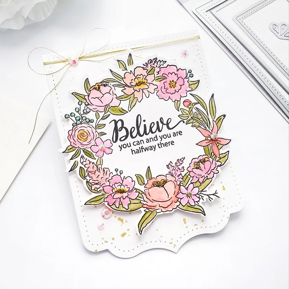 Ornate Banner Shaped┃Inspiration Card — CARDSANDCRAFTSBYYAZ