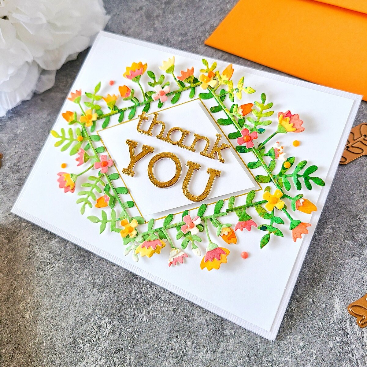 Spellbinders DOM-SEP20┃Hello & Thank You Inspiration Card ...
