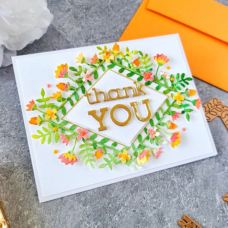 Spellbinders DOM-SEP20┃Hello & Thank You Inspiration Card ...