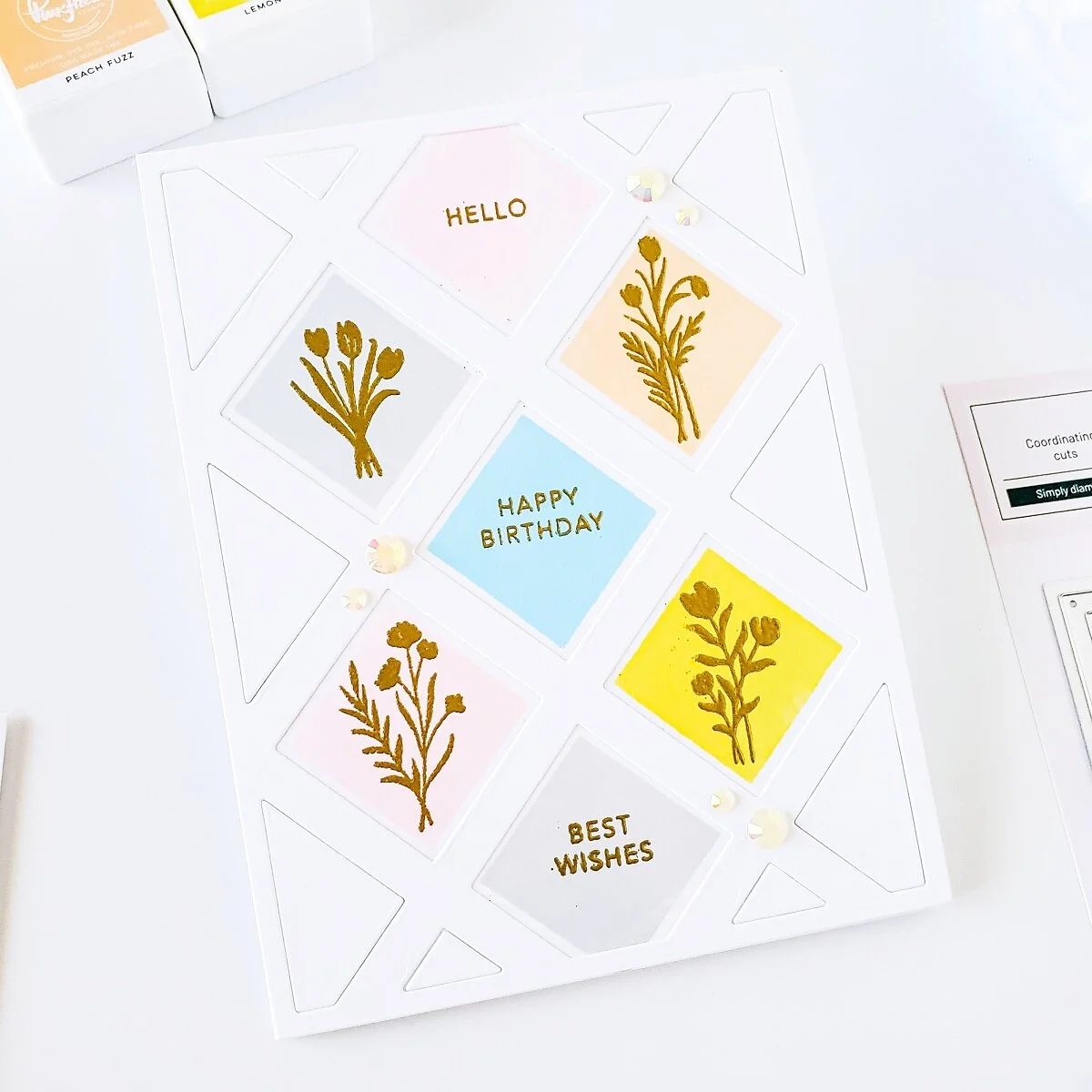 POP OUT Diamonds┃Birthday Inspiration Cards — CARDSANDCRAFTSBYYAZ