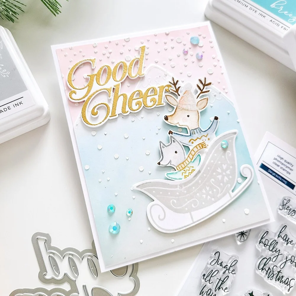 Sleigh Bells Ring┃Inspiration Card — CARDSANDCRAFTSBYYAZ