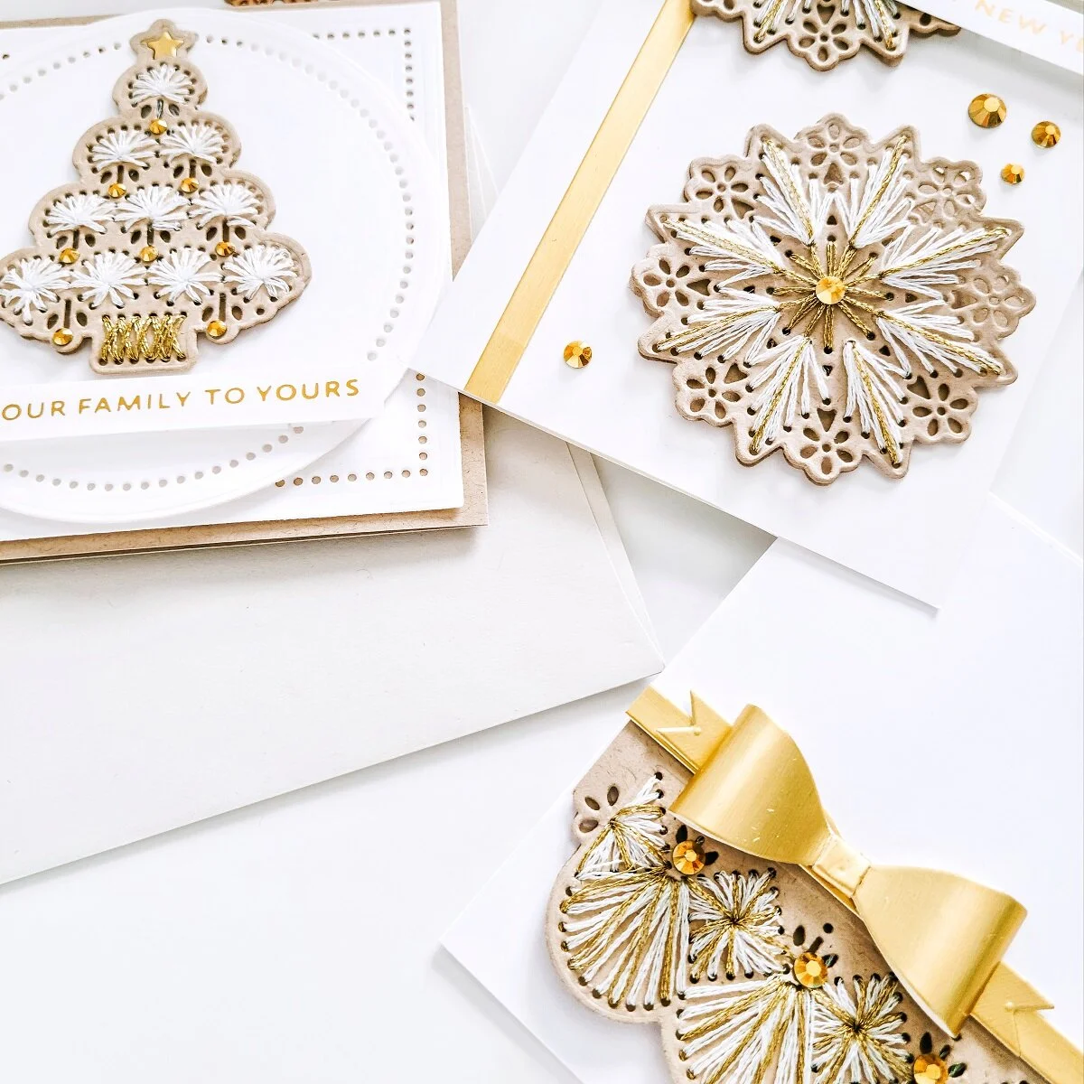 Spellbinders DOML-NOV2020┃Merry Stitching Inspiration Cards ...