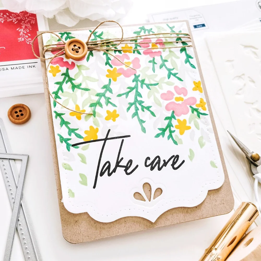 Hanging Gardens┃Inspiration Card — CARDSANDCRAFTSBYYAZ