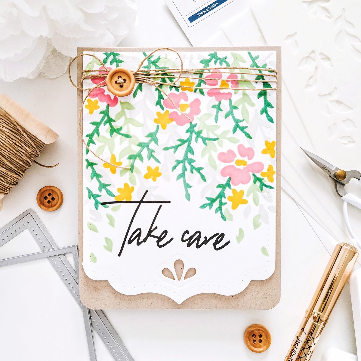 Hanging Gardens┃Inspiration Card — CARDSANDCRAFTSBYYAZ