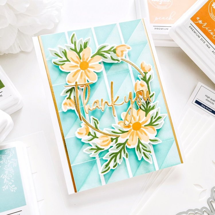 Daisy Wreath┃Inspiration Card — CARDSANDCRAFTSBYYAZ