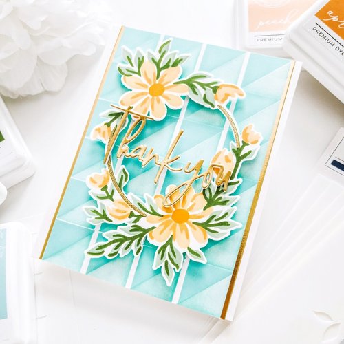 Daisy Wreath┃Inspiration Card — CARDSANDCRAFTSBYYAZ