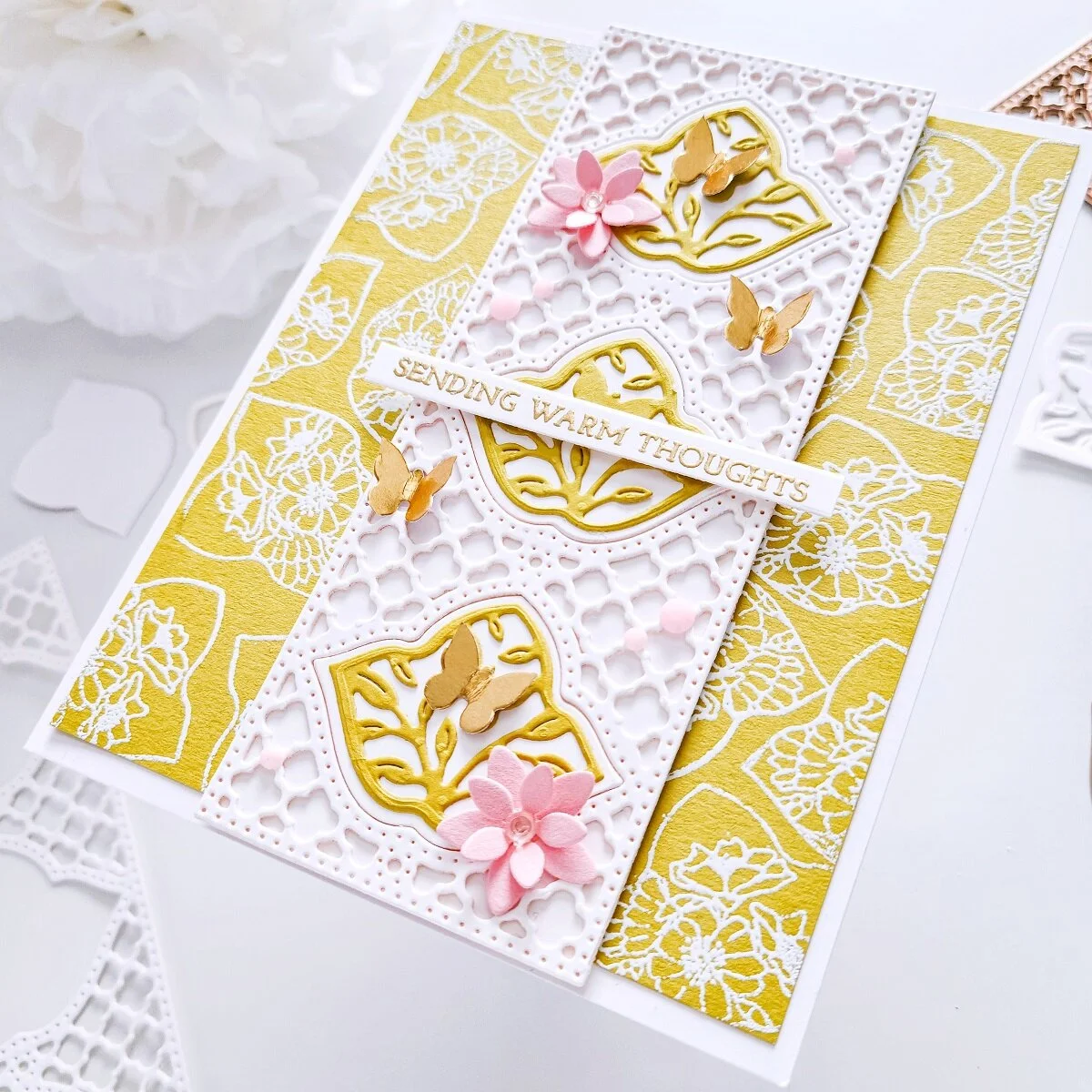 Spellbinders FEB-2021 DOM┃Inspiration Card — CARDSANDCRAFTSBYYAZ