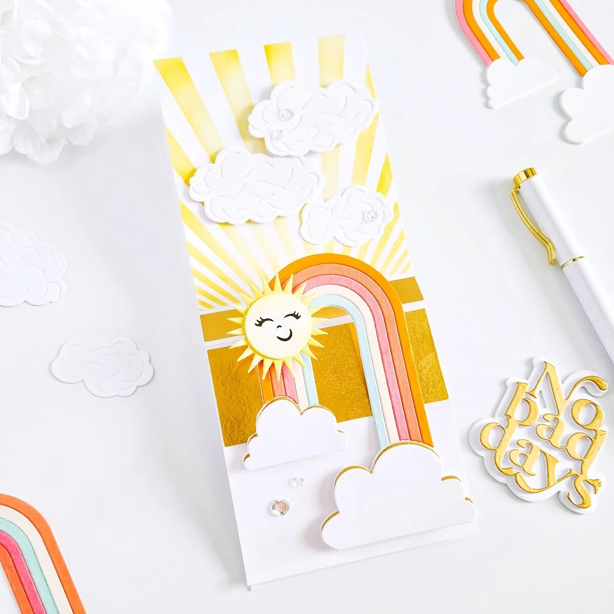 Interactive Rainbow┃Inspiration Cards — CARDSANDCRAFTSBYYAZ