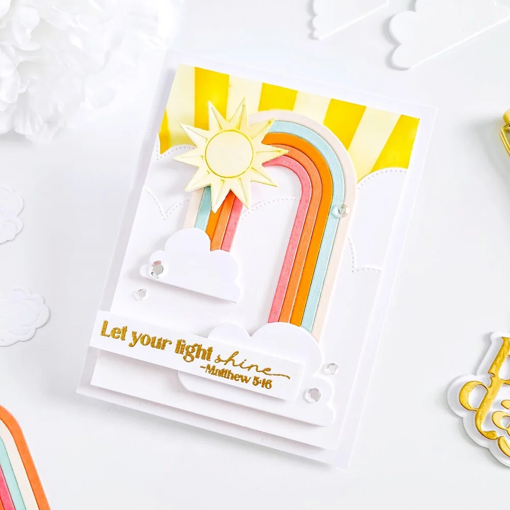 Interactive Rainbow┃Inspiration Cards — CARDSANDCRAFTSBYYAZ