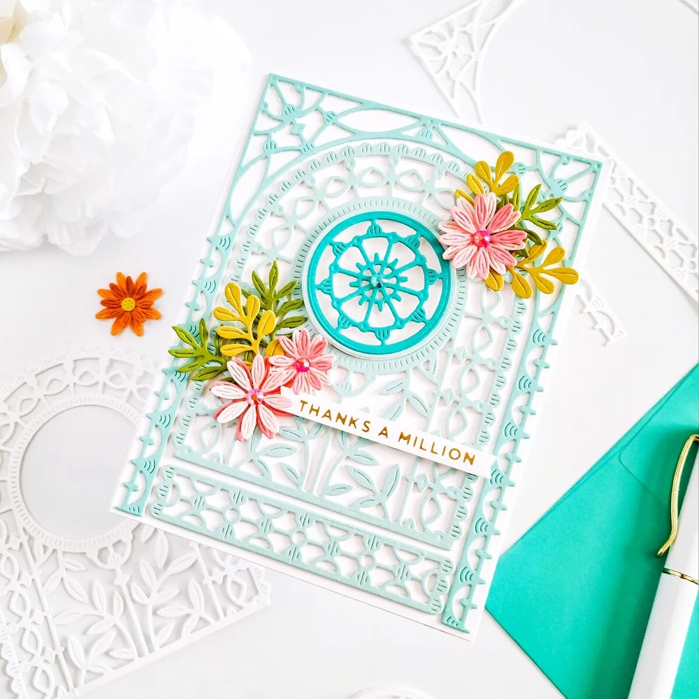 Spellbinders MAY-2021 DOM┃Inspiration Card — CARDSANDCRAFTSBYYAZ