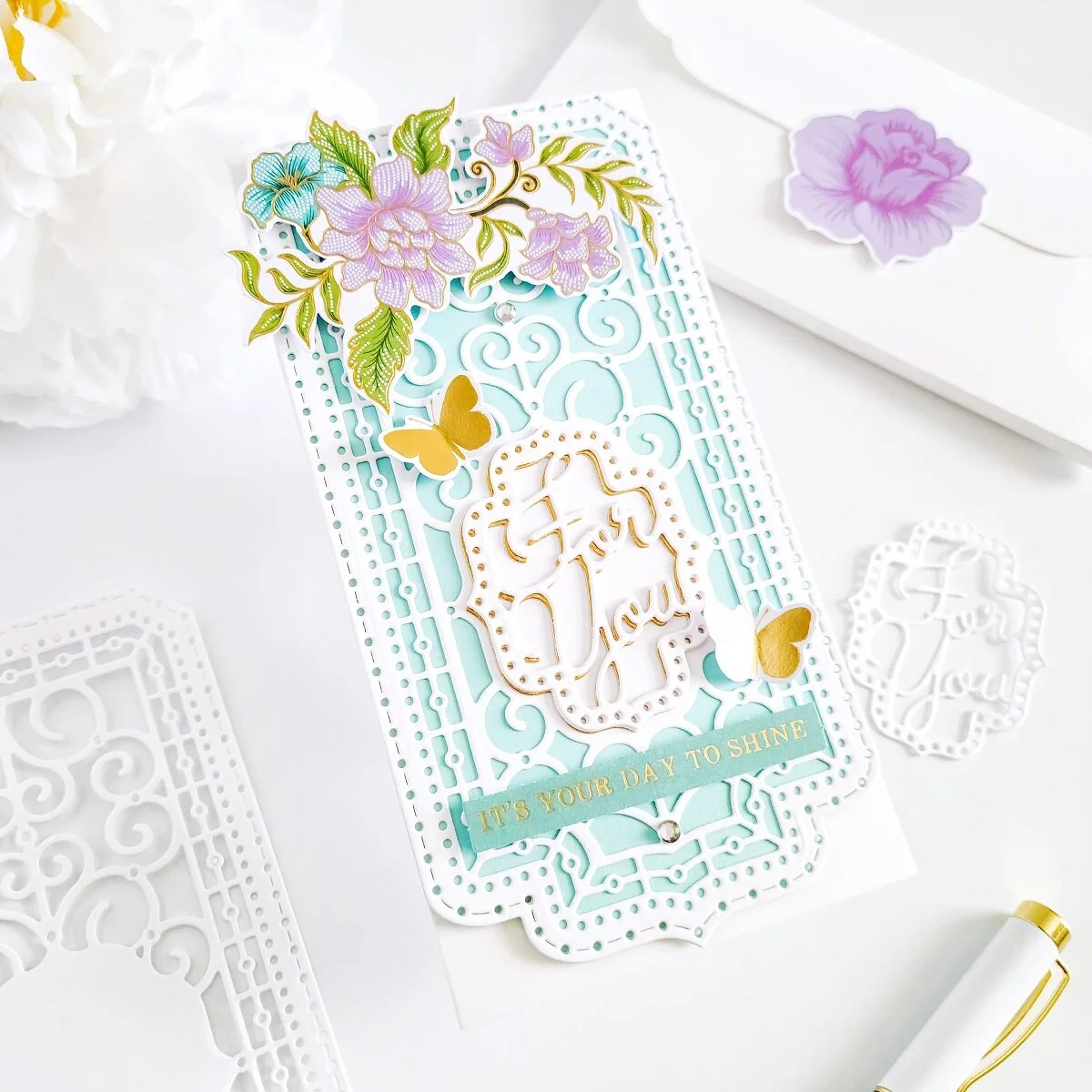 Spellbinders JUL-2021 DOM┃Inspiration Card — CARDSANDCRAFTSBYYAZ
