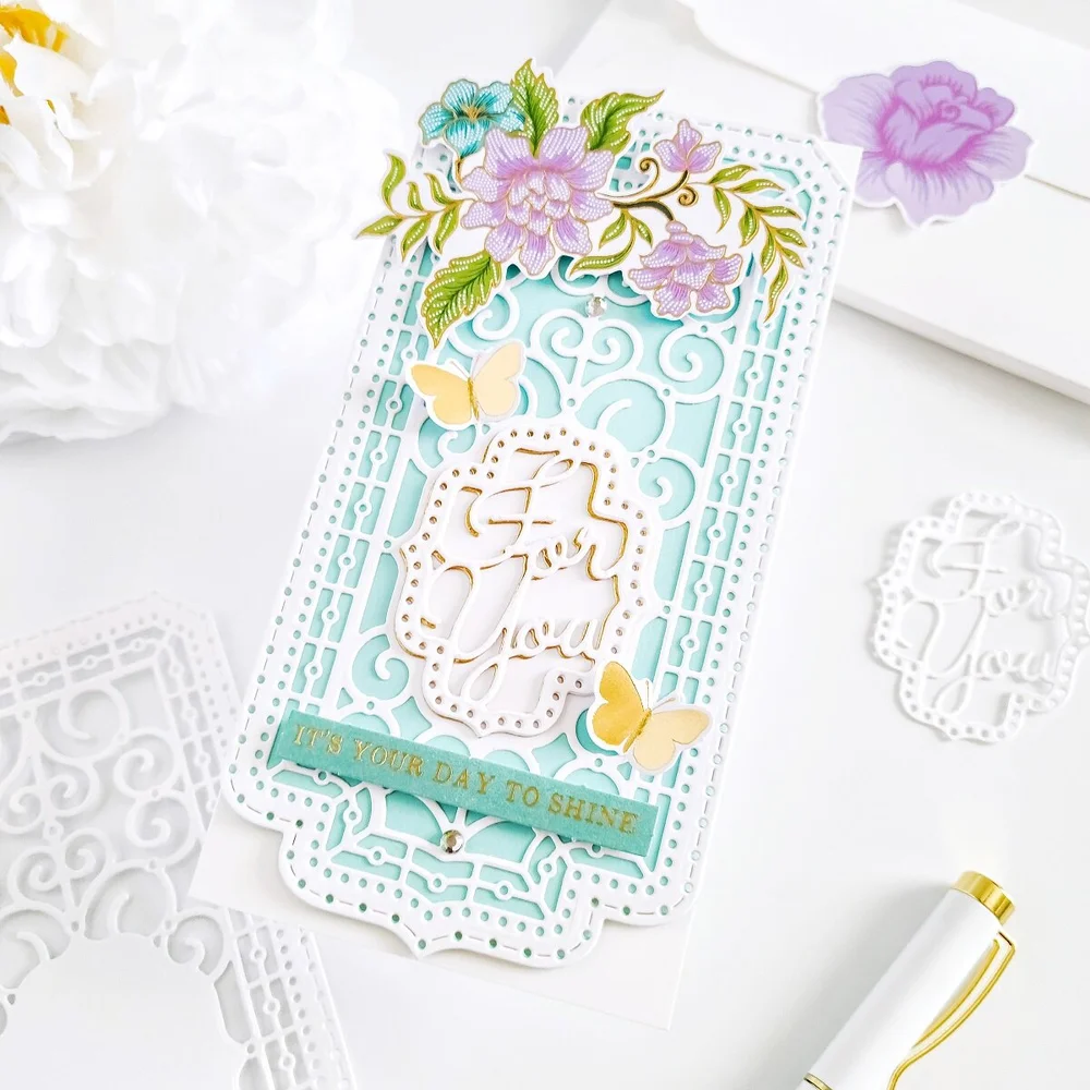 Spellbinders JUL-2021 DOM┃Inspiration Card — CARDSANDCRAFTSBYYAZ