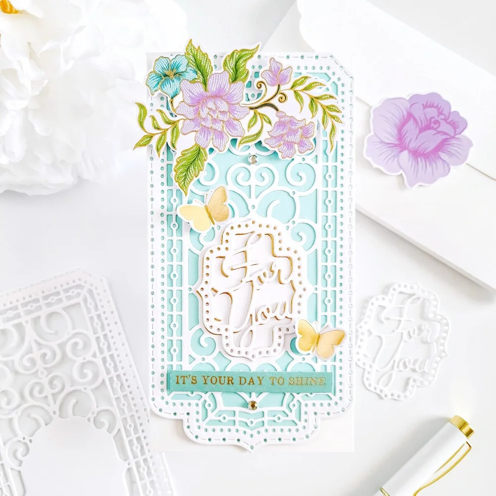 Spellbinders JUL-2021 DOM┃Inspiration Card — CARDSANDCRAFTSBYYAZ