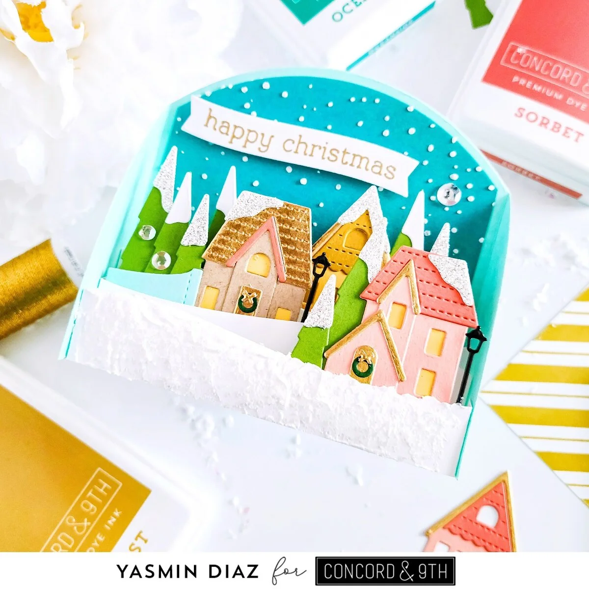 Concord & 9th Merry Christmas┃Inspiration Cards — CARDSANDCRAFTSBYYAZ