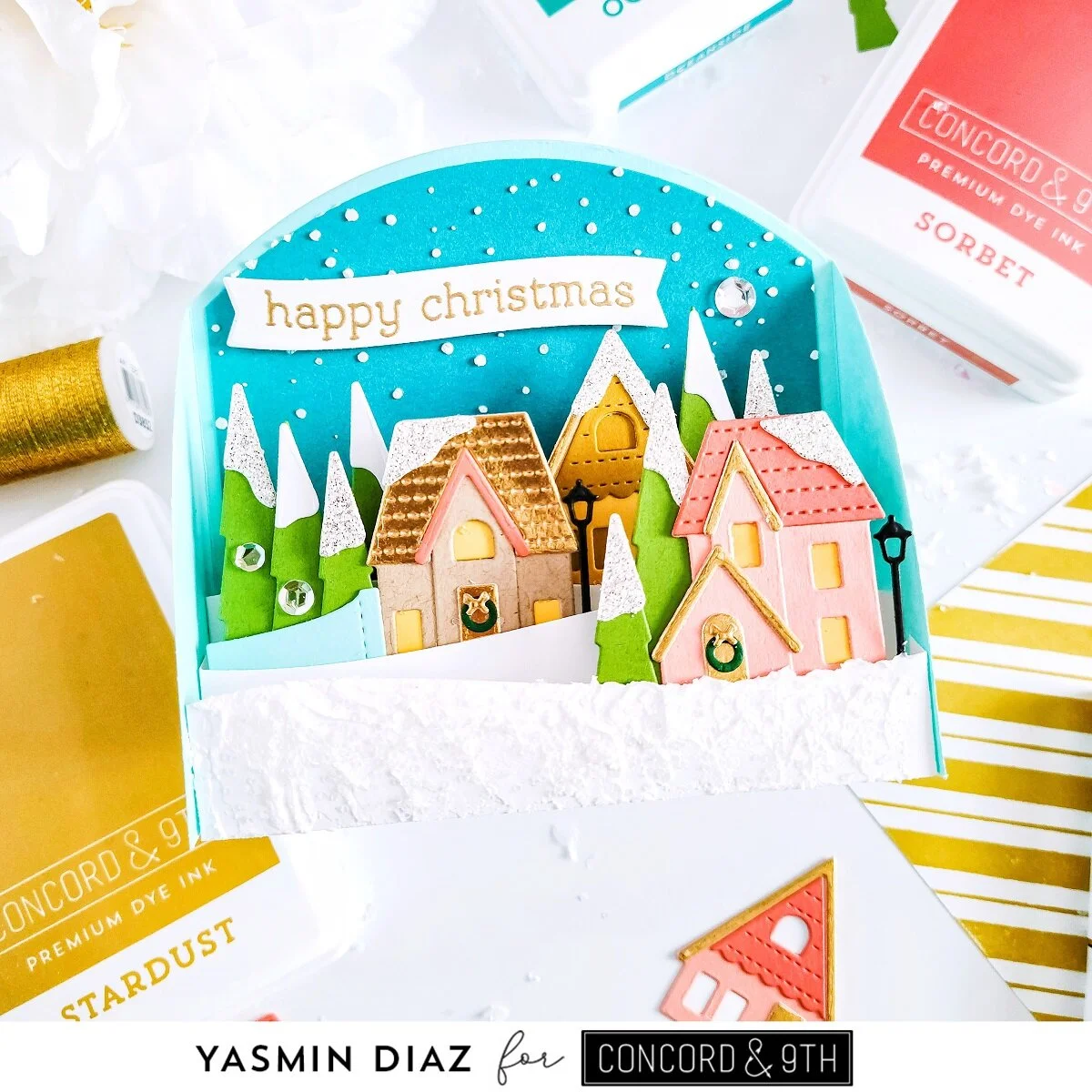 Concord & 9th Merry Christmas┃Inspiration Cards — CARDSANDCRAFTSBYYAZ