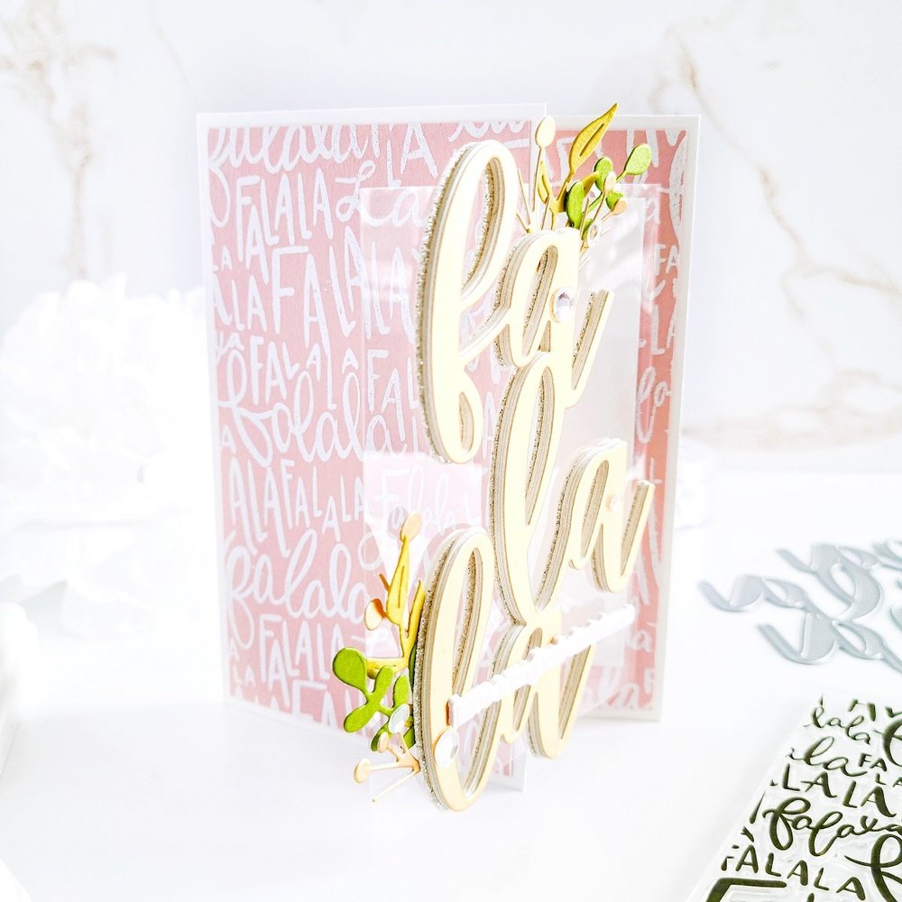 The Stamp Market┃Fa La La Inspiration Card — CARDSANDCRAFTSBYYAZ