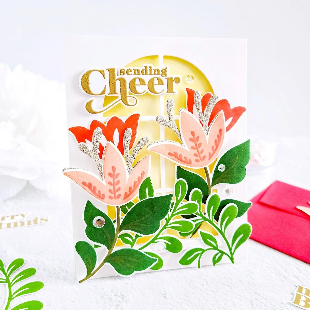 The Stamp Market┃ Sending Cheer Inspiration Card — CARDSANDCRAFTSBYYAZ