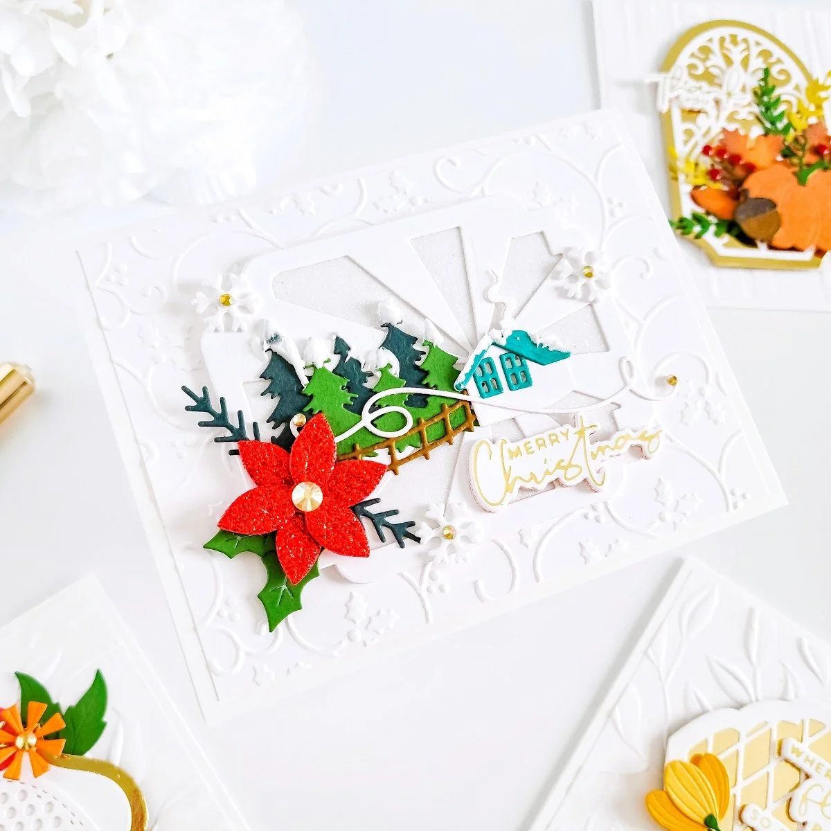 Spellbinders Seasonal Label Motifs Collection┃Inspiration Cards ...