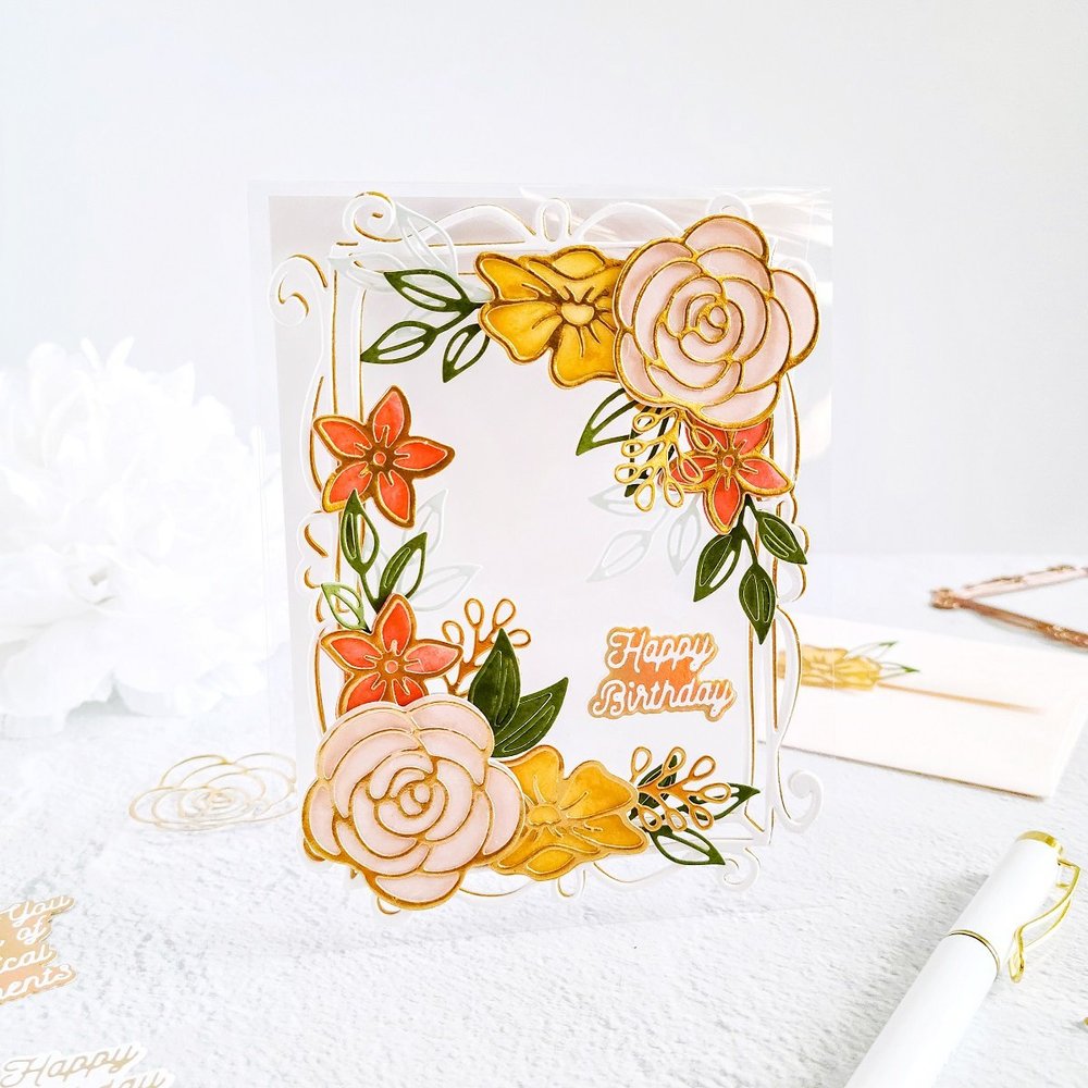 Spellbinders DEC-2021 DOM┃Inspiration Card — CARDSANDCRAFTSBYYAZ