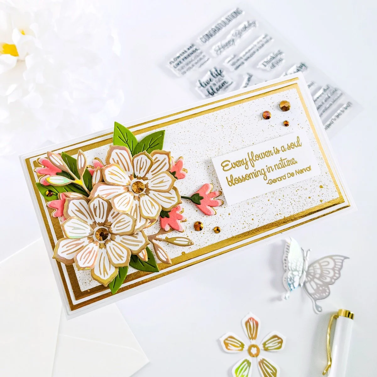 Spellbinders Spring Into Glimmer Collection┃Butterfly & Floral ...