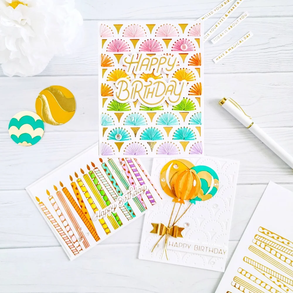 Spellbinders Birthday Celebrations Collection┃Inspiration Cards ...