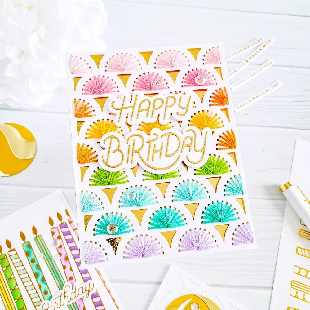 Spellbinders Birthday Celebrations Collection┃Inspiration Cards ...