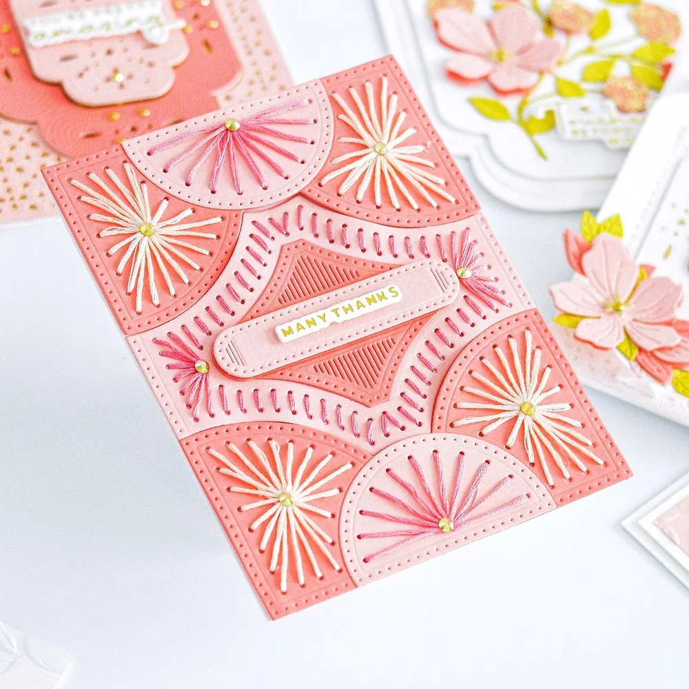 Spellbinders Four Petal Collection┃Inspiration Cards — CARDSANDCRAFTSBYYAZ