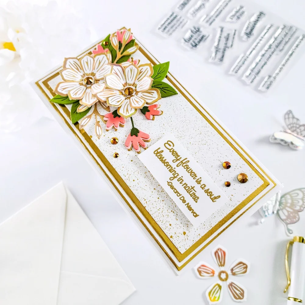 Spellbinders Spring Into Glimmer Collection┃Butterfly & Floral ...