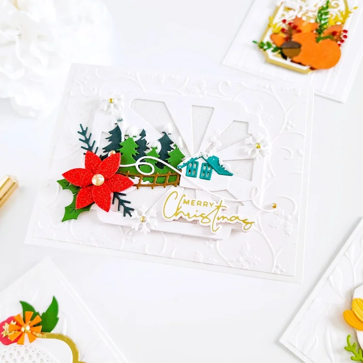 Spellbinders Seasonal Label Motifs Collection┃Inspiration Cards ...