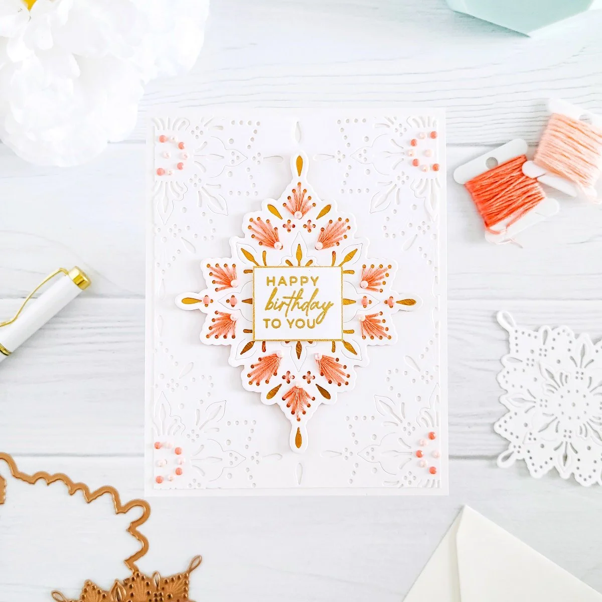 Spellbinders Spring Into Stitching Collection┃Inspiration Card ...