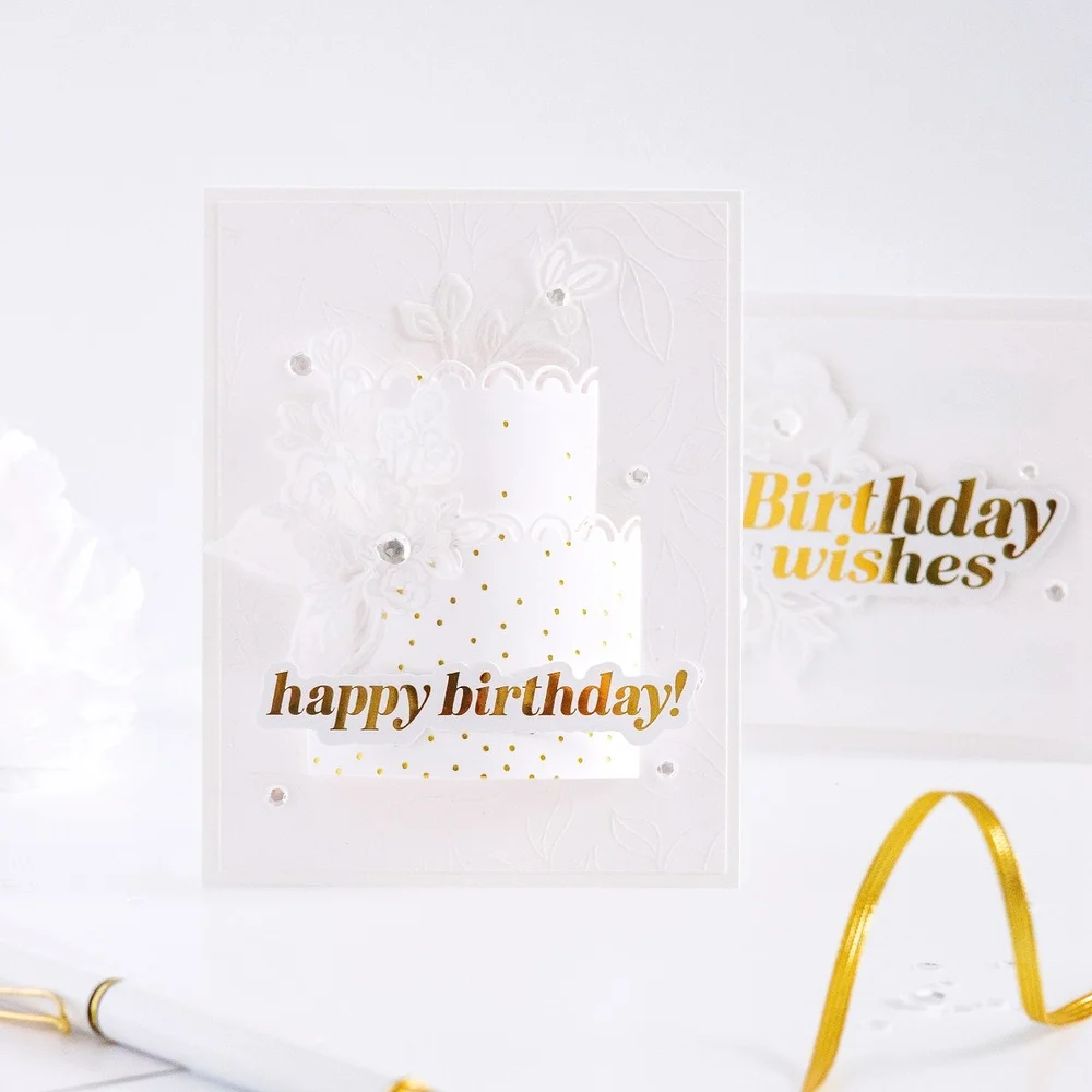 Clean & Simple Birthday With Glimmer┃Inspiration Cards ...