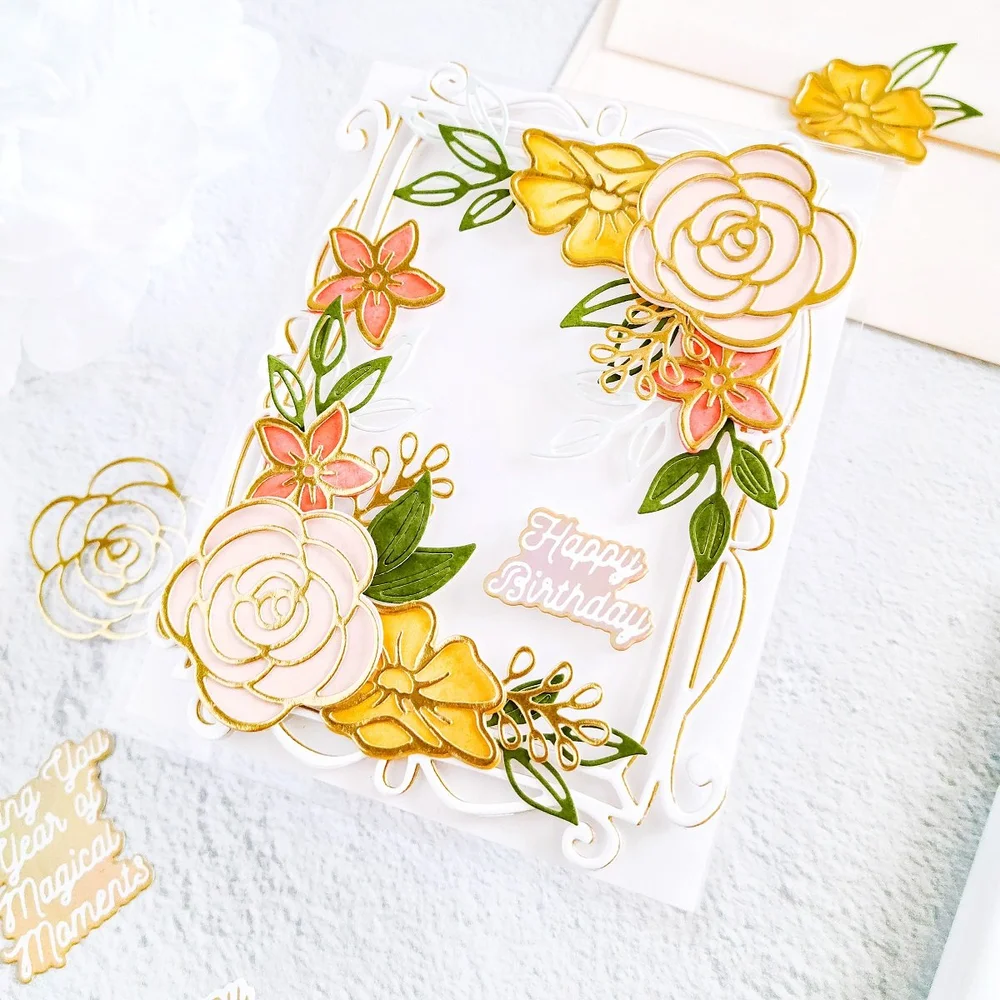 Spellbinders DEC-2021 DOM┃Inspiration Card — CARDSANDCRAFTSBYYAZ