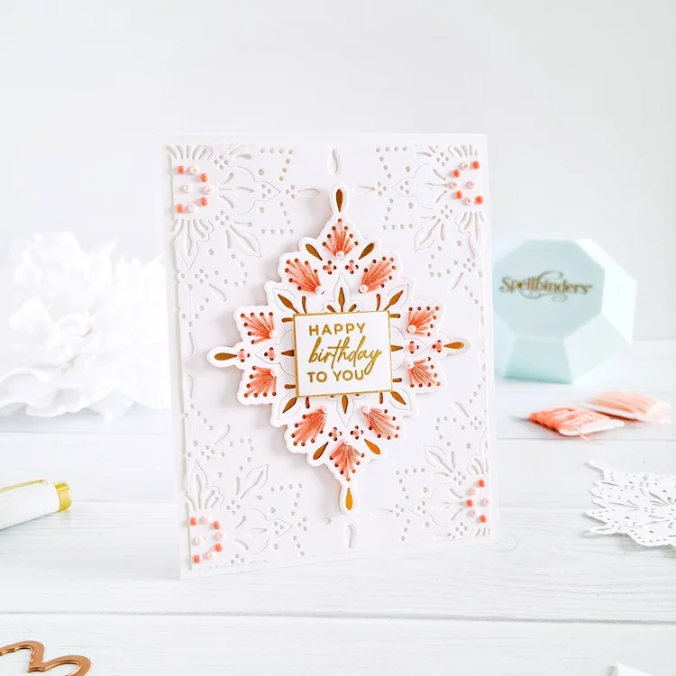 Spellbinders Spring Into Stitching Collection┃Inspiration Card ...