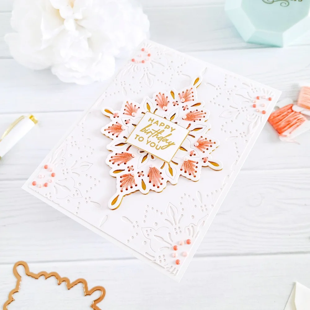 Spellbinders Spring Into Stitching Collection┃Inspiration Card ...