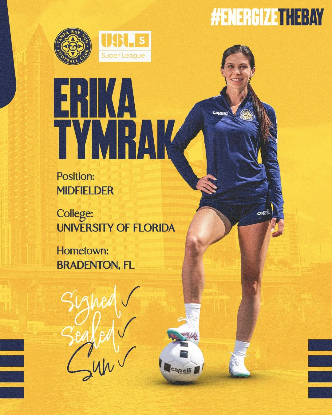Tampa Bay Sun Ink Three Professionals — Protagonist Soccer