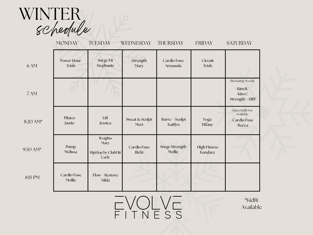 Evolve Fitness