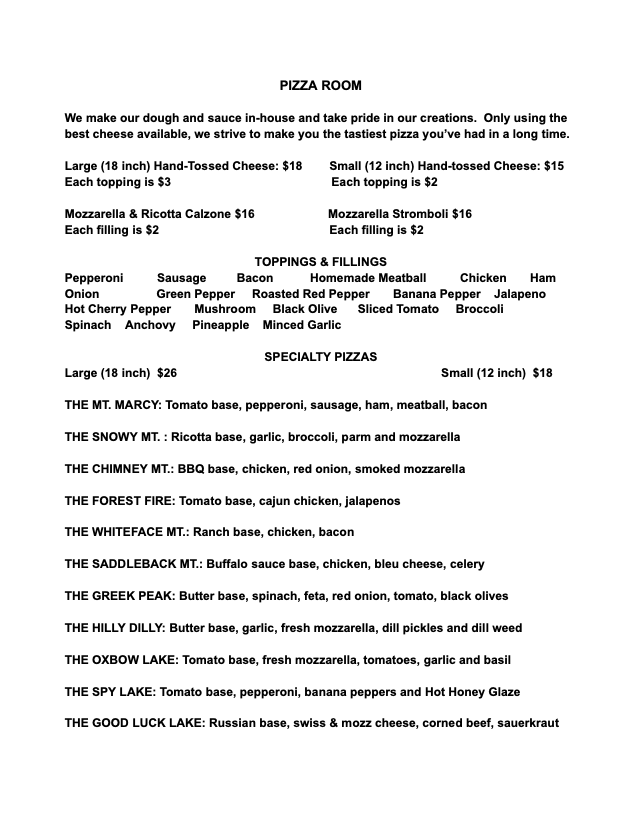 MENU — #itsbetteratthebow