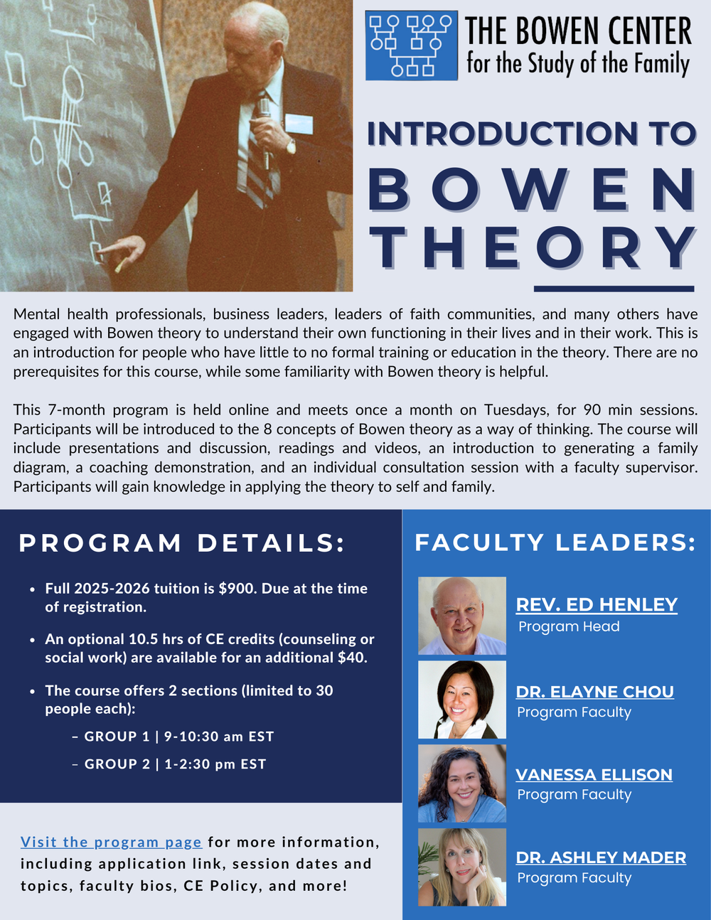 Introduction to the Eight Concepts — The Bowen Center for the Study of the Family