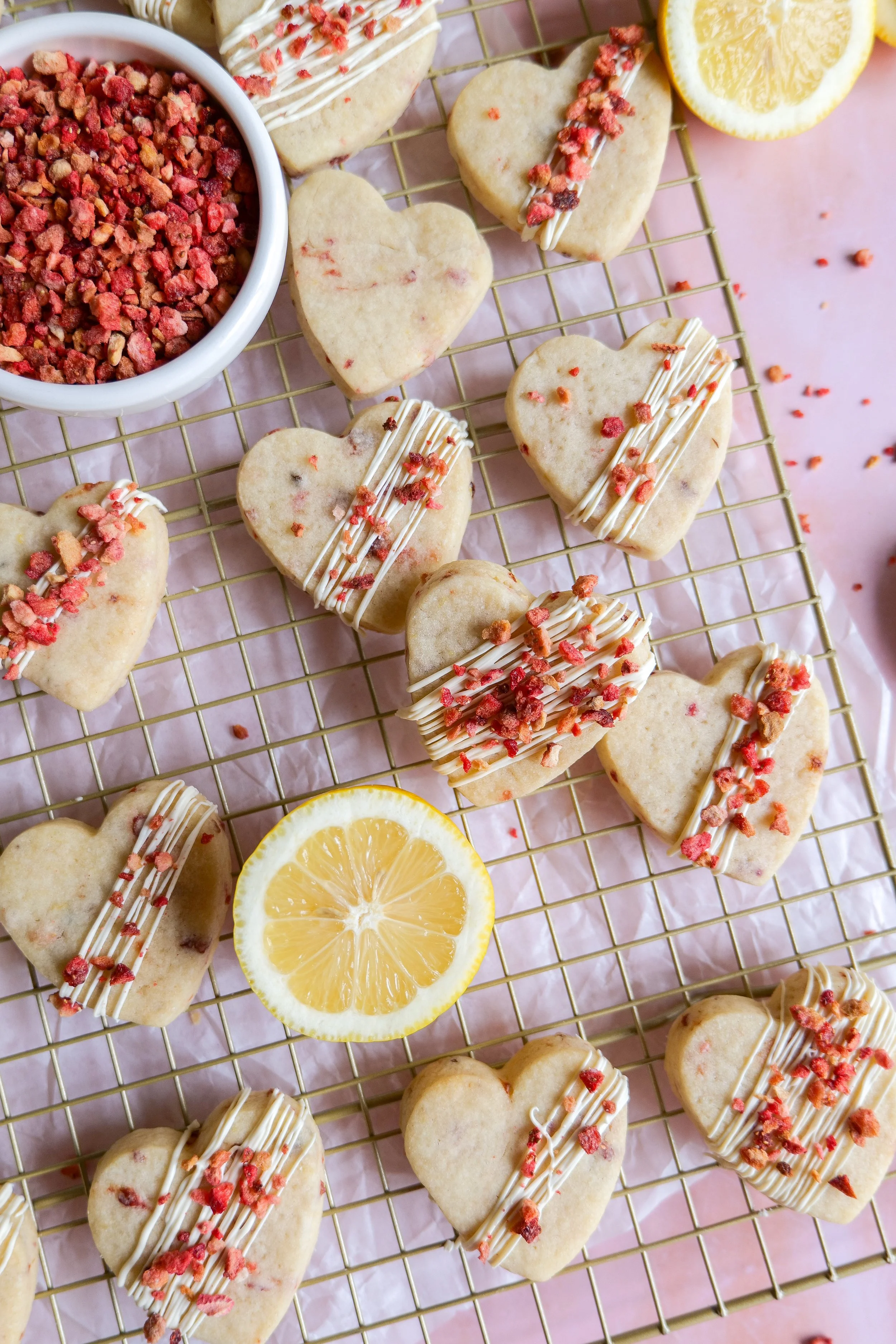 Strawberry Lemonade Shortbread Cookies: A Delightful Twist on A Classic ...