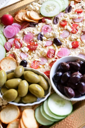 Create a Delicious Layered Hummus Dip for Your Next Snack or Appetizer ...