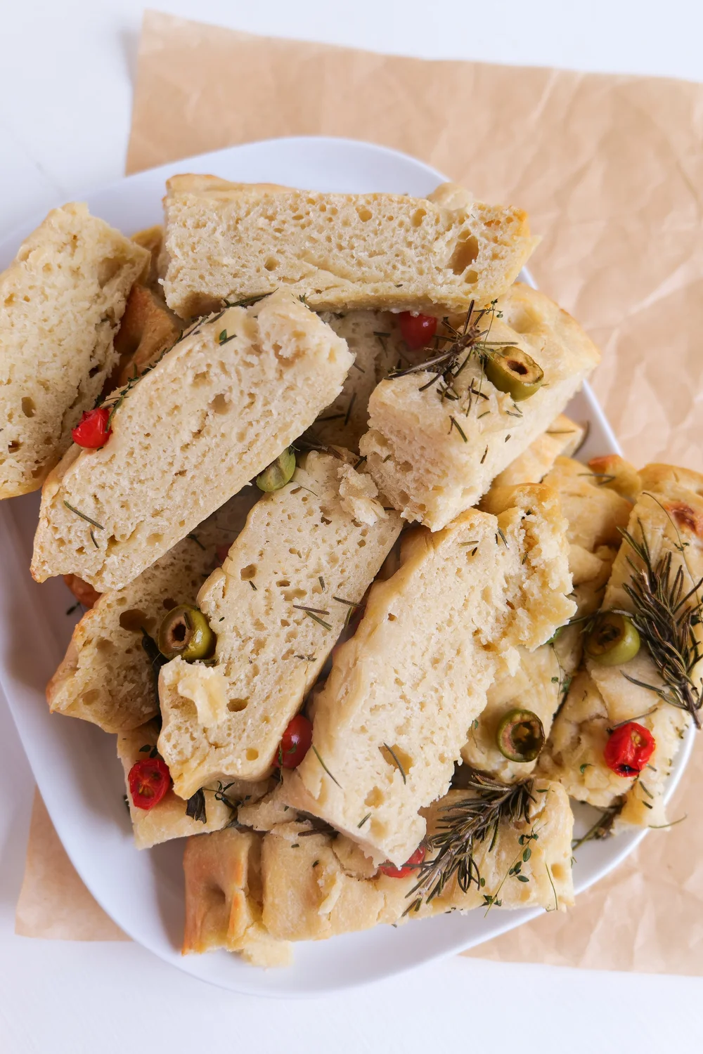 Festive Flavors Unveiled: Crafting a Herb Christmas Tree Focaccia Bread ...