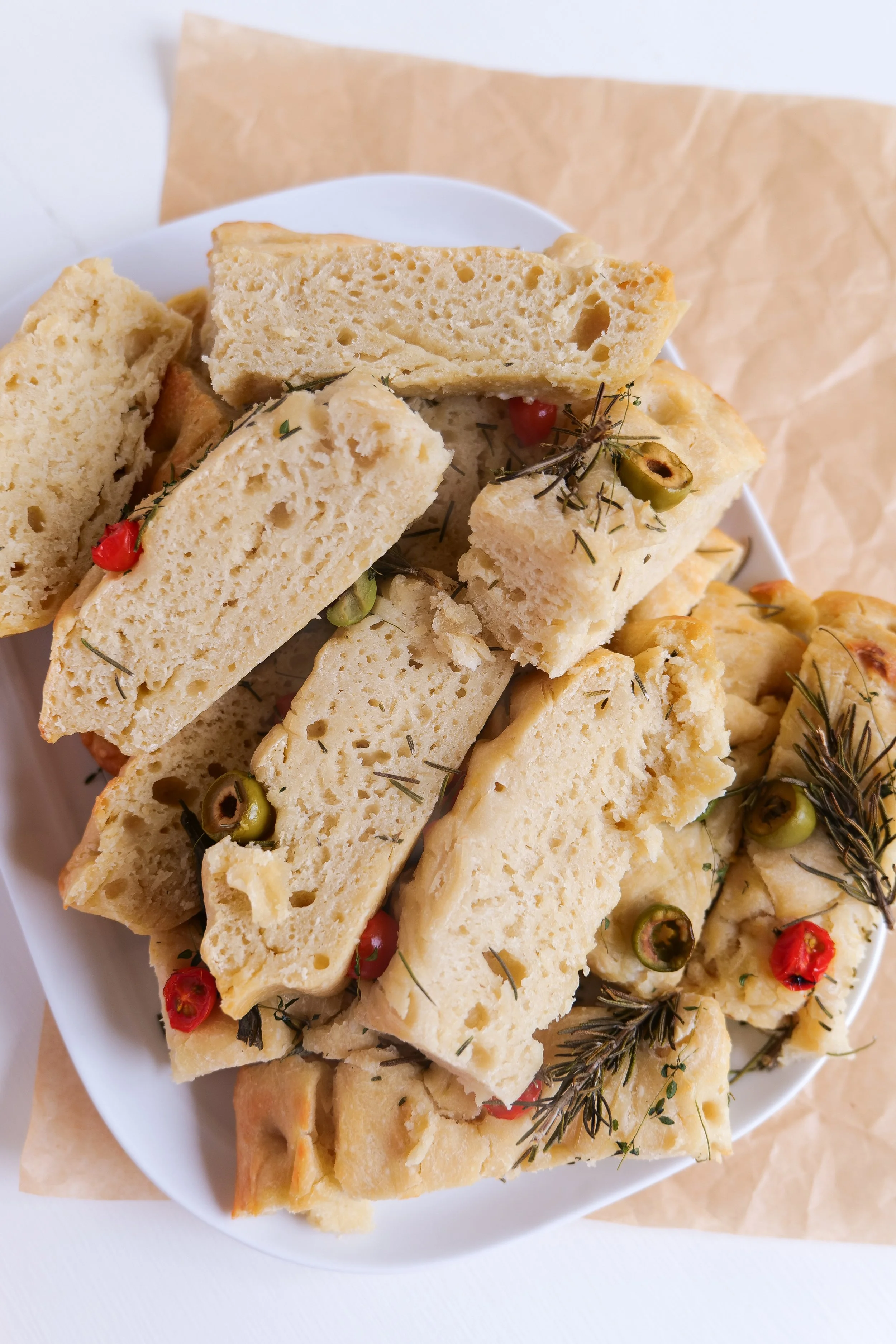 Festive Flavors Unveiled: Crafting a Herb Christmas Tree Focaccia Bread ...