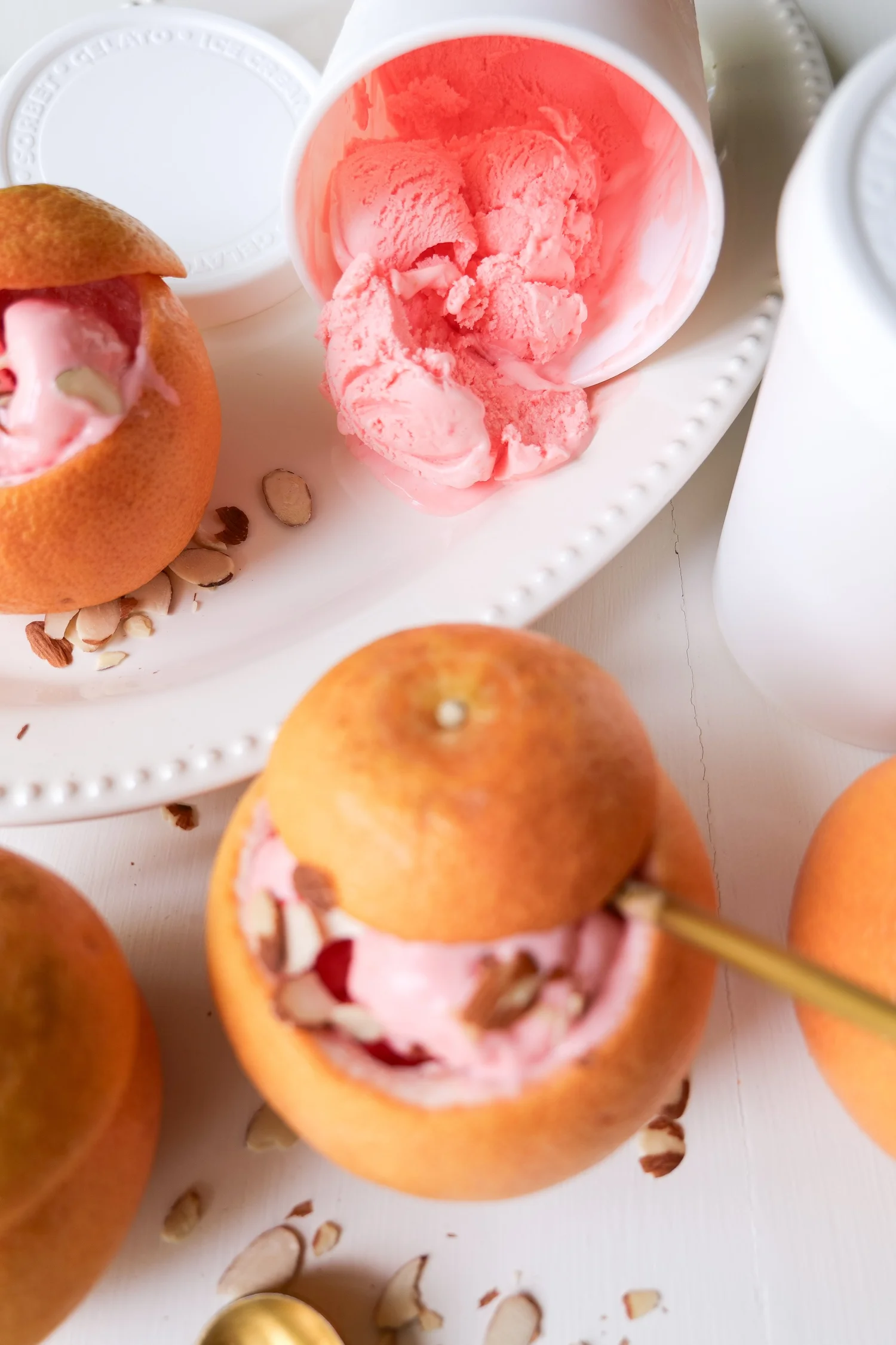 Delightful Almond Grapefruit Ice Cream Recipe — Amanda Warren