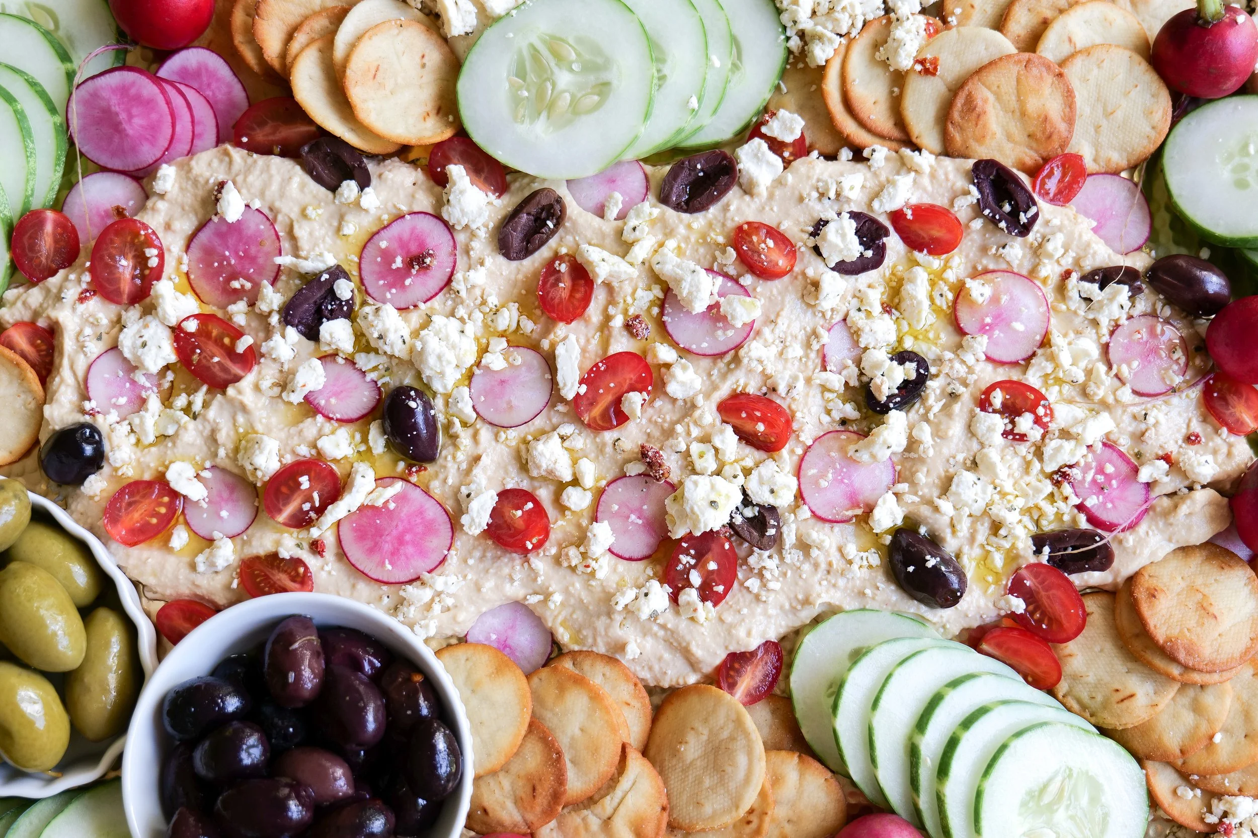 Create a Delicious Layered Hummus Dip for Your Next Snack or Appetizer ...
