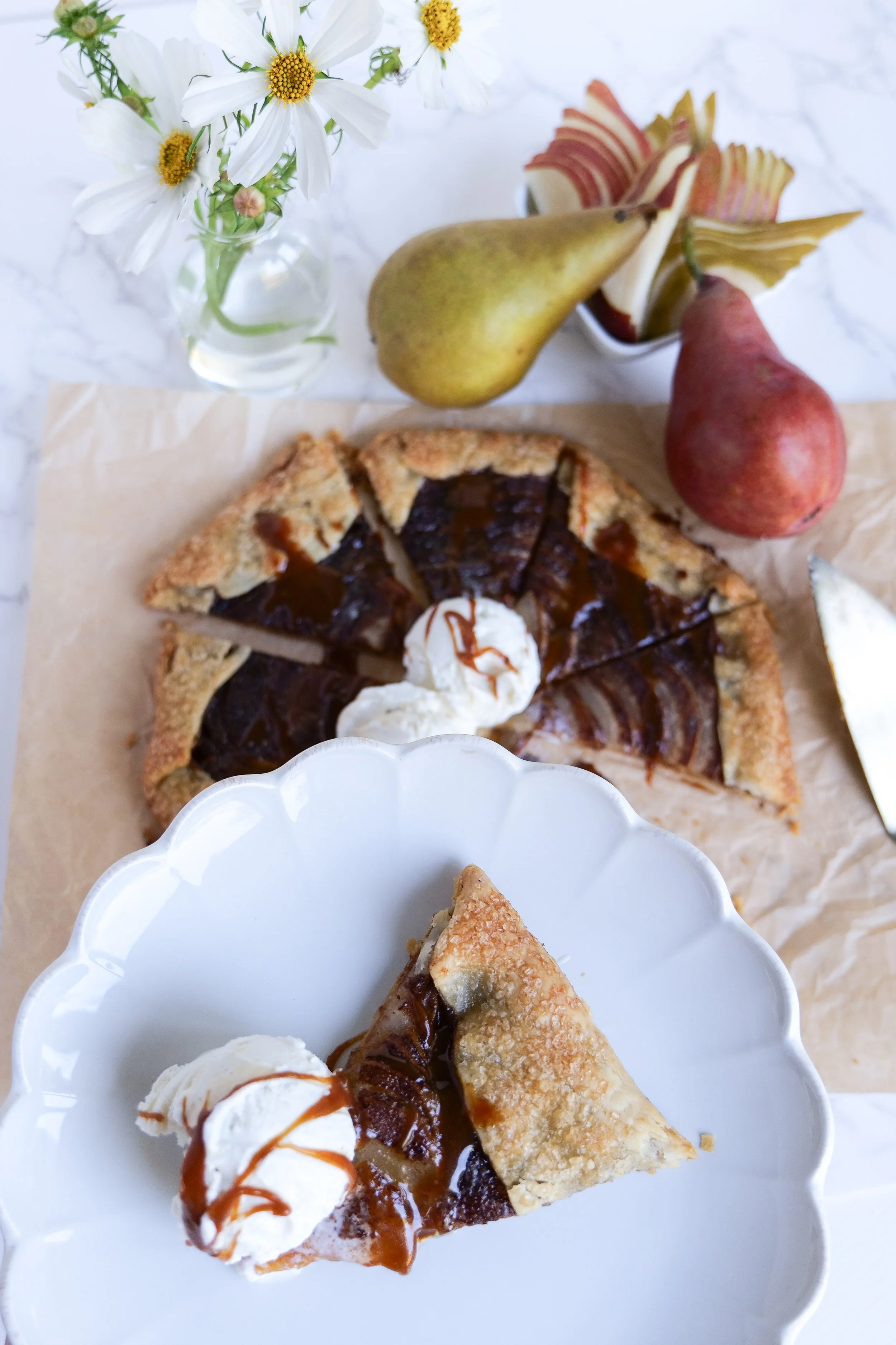 Guide to Making A Delicious Decadence: The Perfect Caramel Pear Galette ...